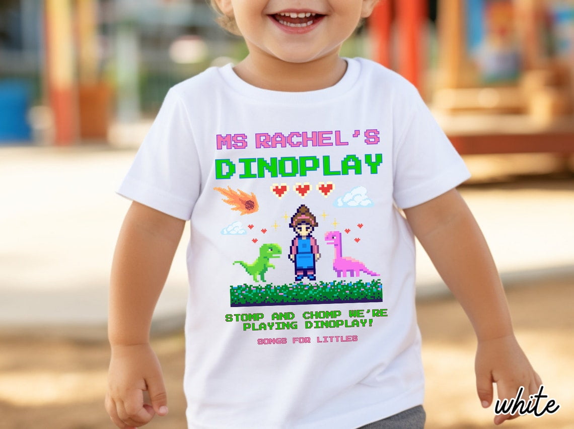 Ms Rachel Dinosaur Youth Toddler T-Shirt Preschool Teacher Fan Gift ...
