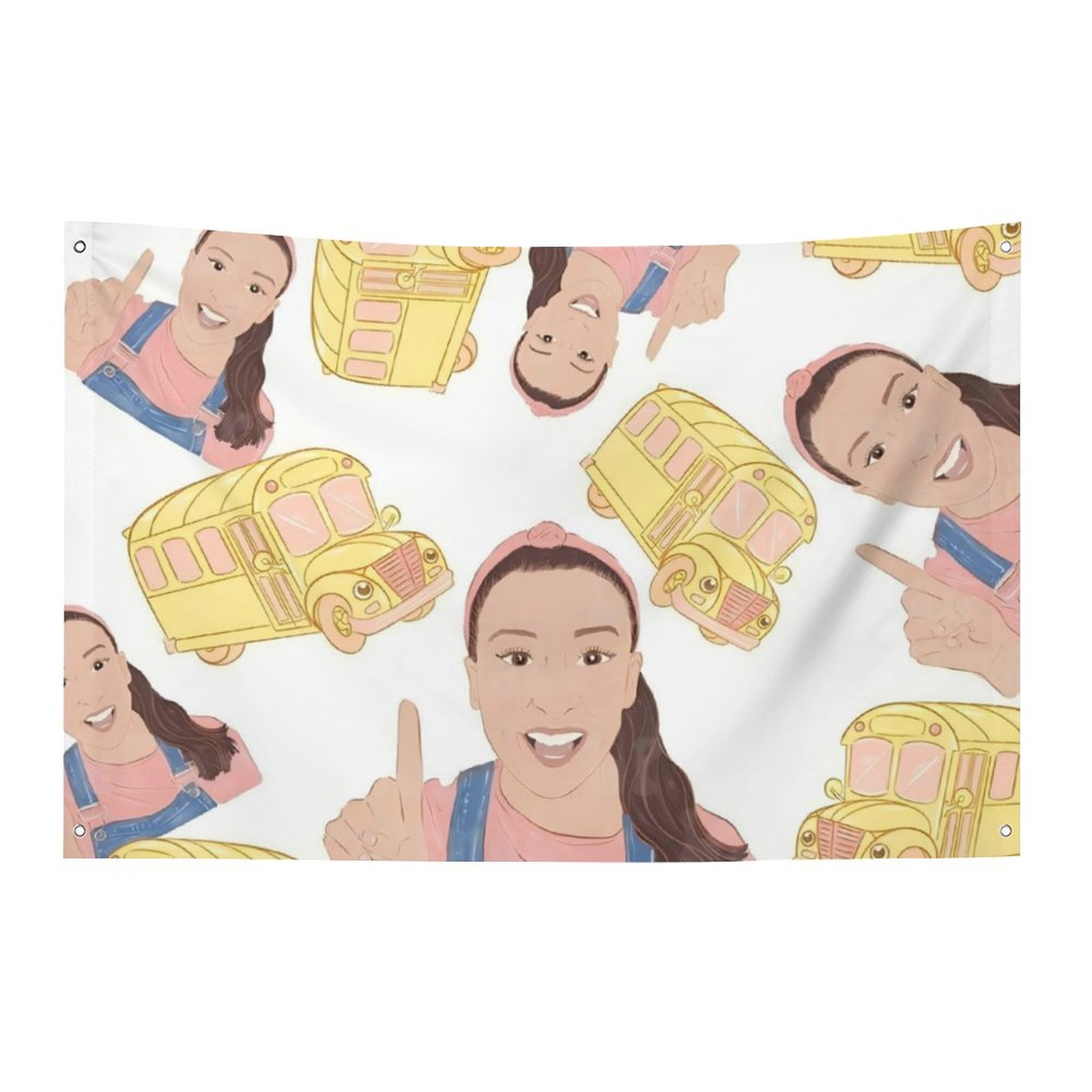 Ms. Rachel Flag Banner Funny Poster Wall Flag College Dorm Room ...