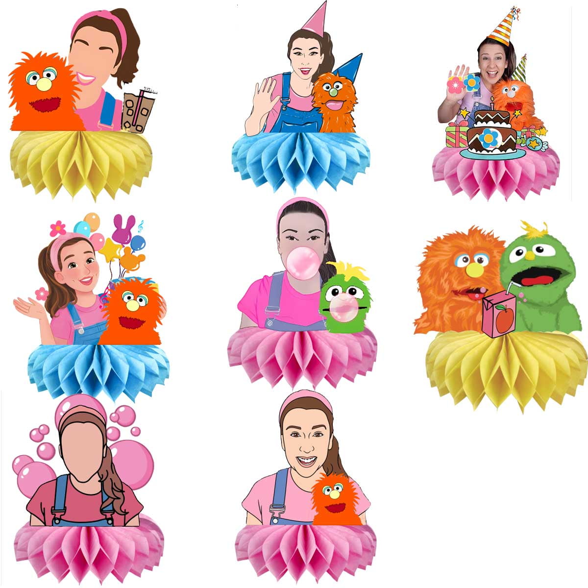 Ms Rachel Honeycomb Centerpieces Table Toppers Decorations for Birthday ...