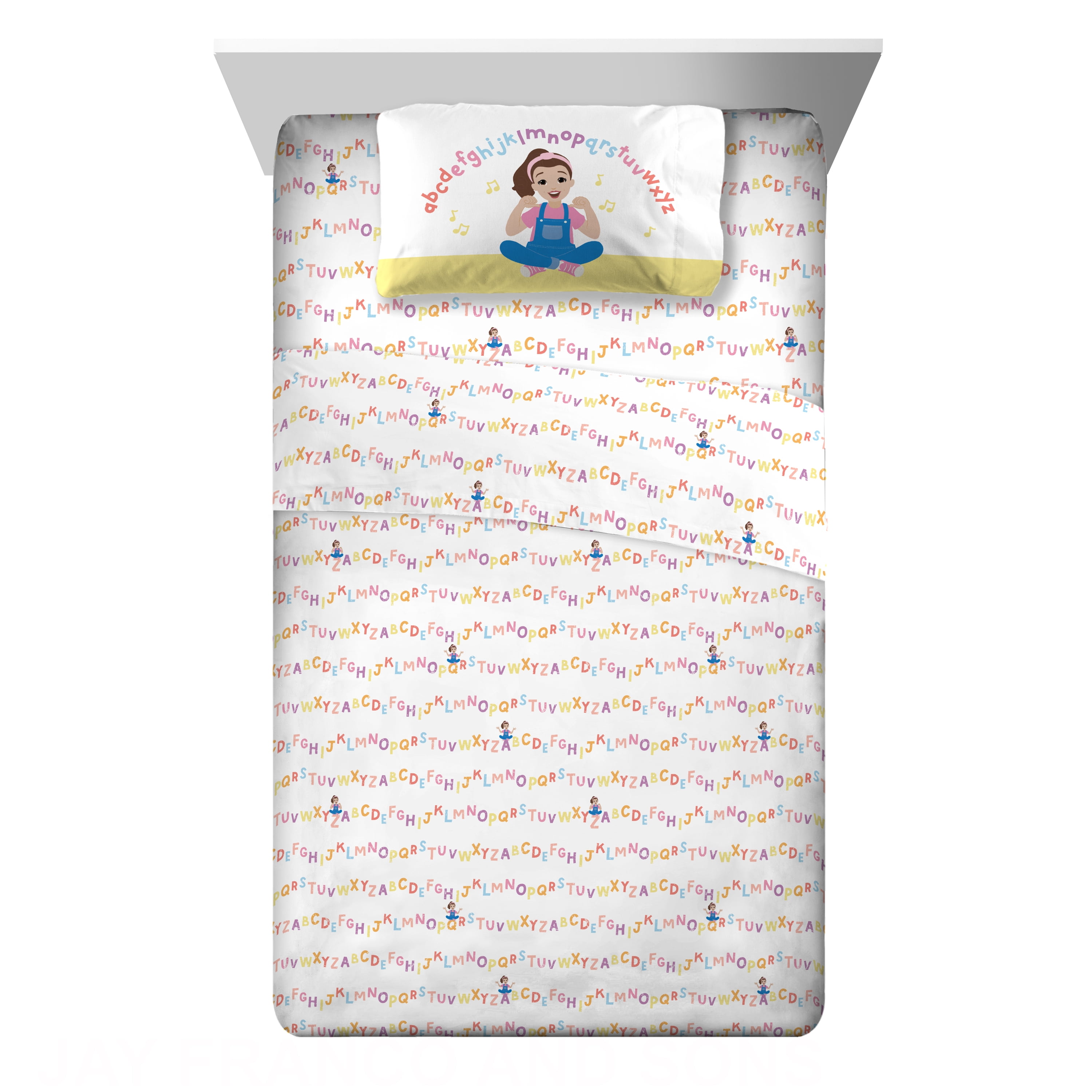 Ms. Rachel Kids Twin Sheet Set - Walmart.com