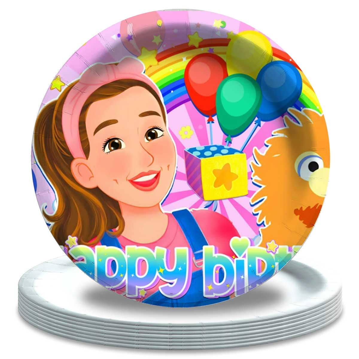 Ms Rachel Paper Plates Birthday Decorations Party Supplies Tableware ...