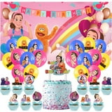 Ms Rachel Party Decorations Set Kit Balloons Birthday Decor Cake Topper ...