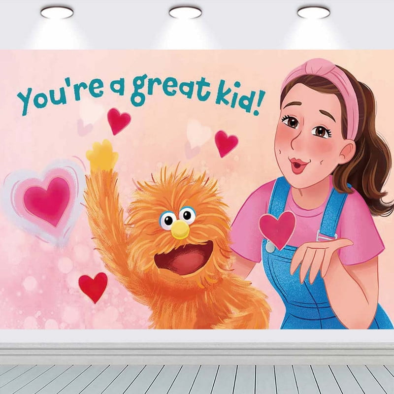 Ms Rachel Party Supplies Background Backdrop Taspestry Banner Poster ...