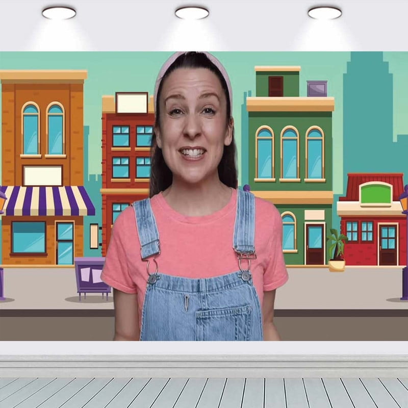 Ms Rachel Party Supplies Background Backdrop Taspestry Banner Poster ...