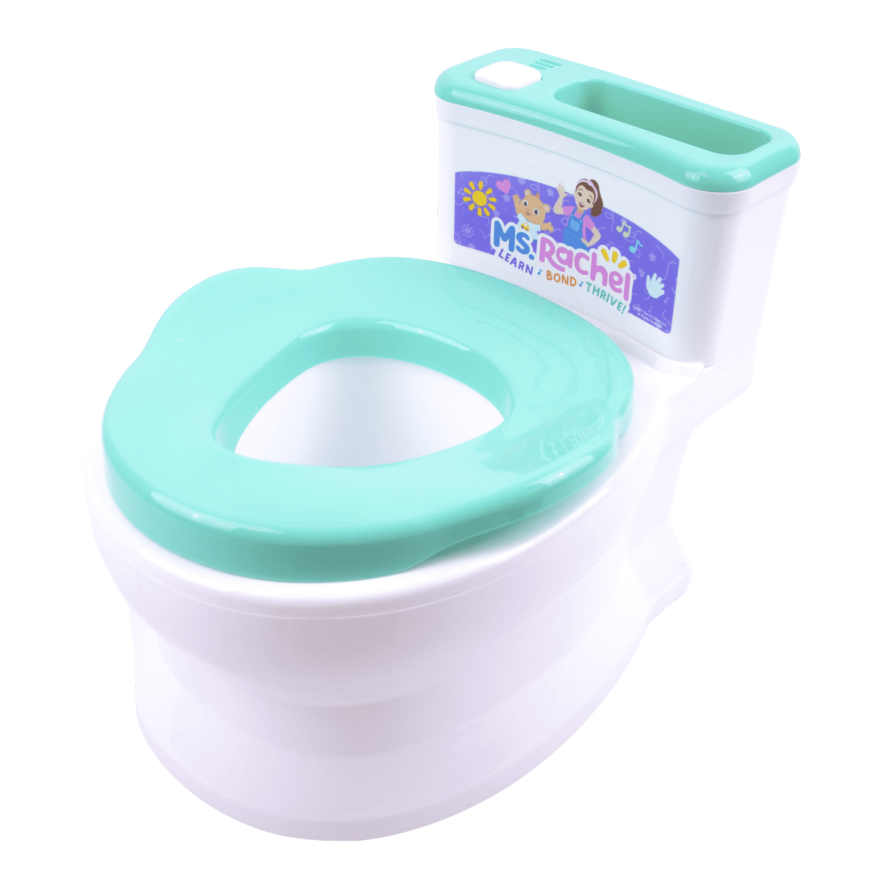 Ms. Rachel Playtime Floor Potty Trainer with Sound, Removable Bowl and ...