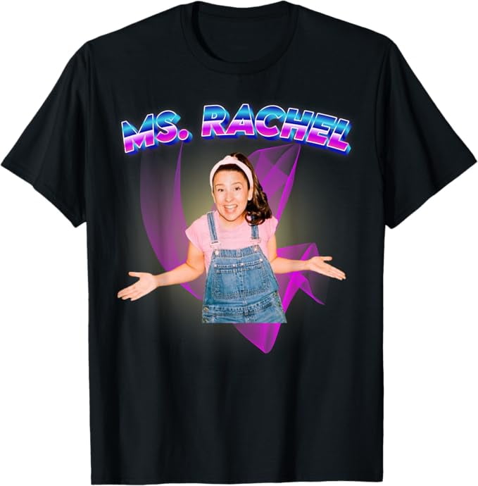 Ms.Rachel Preschool Ms Rachel Graphic T-Shirt For Men Women, Black ...