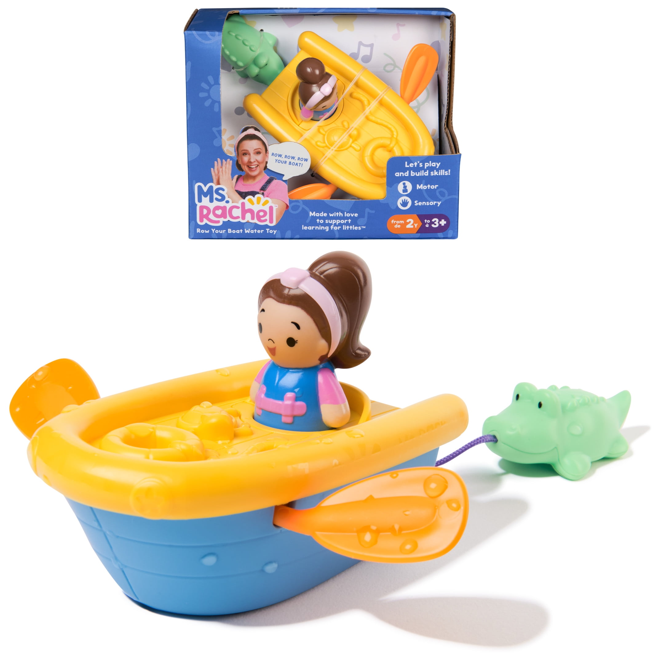 Ms. Rachel Row Your Boat Water Toy For Kids Ages 2+ - Walmart.com