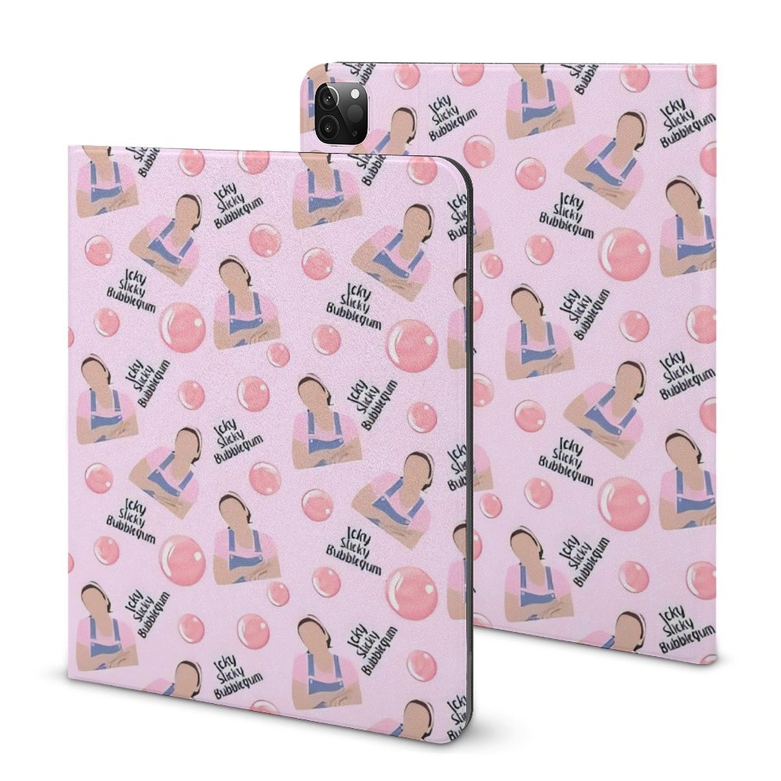 Ms. Rachel The ipad pen slot case thin folding Smart case Soft TPU back ...