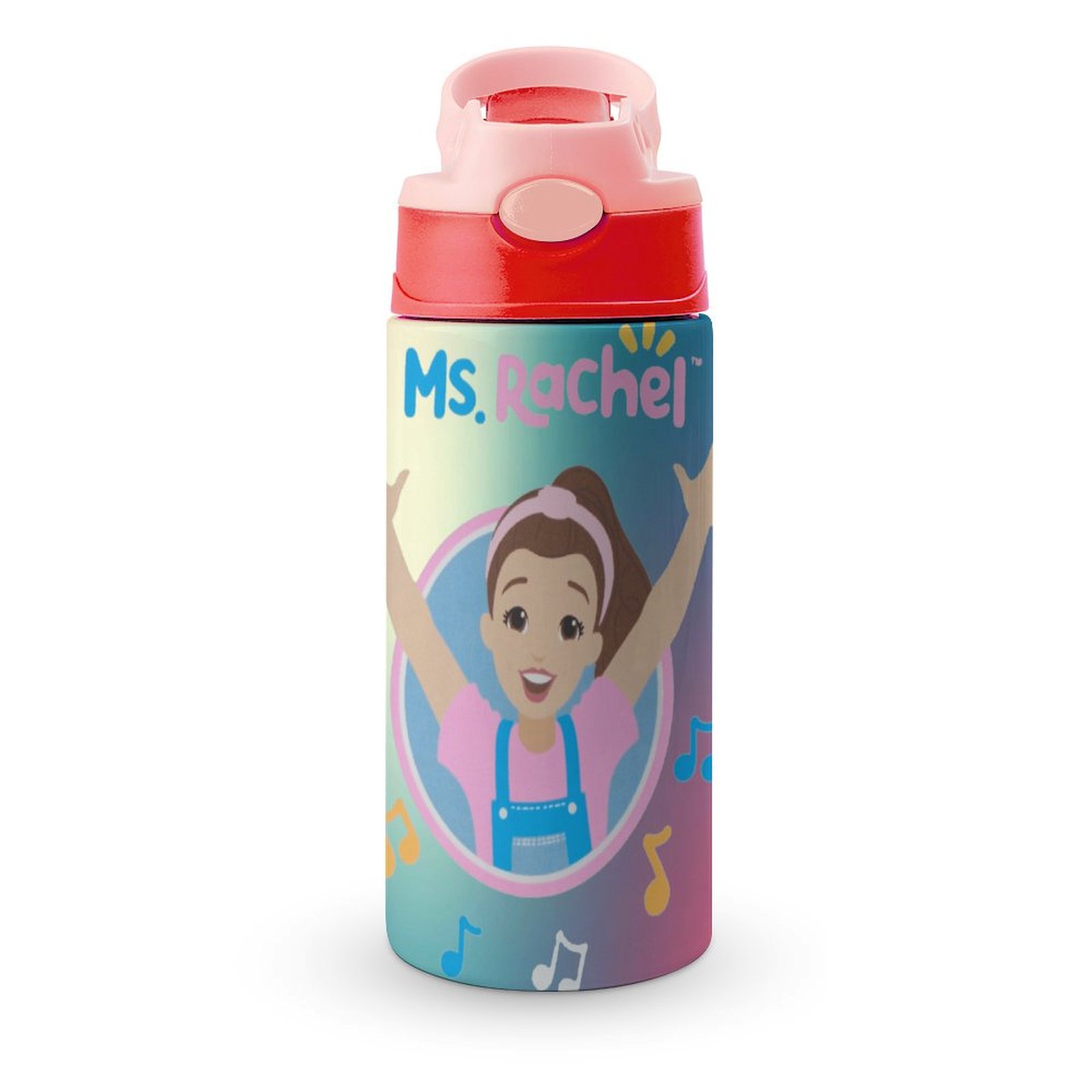 Ms Rachel Water Bottle with Straw Vacuum Insulated Stainless Steel ...