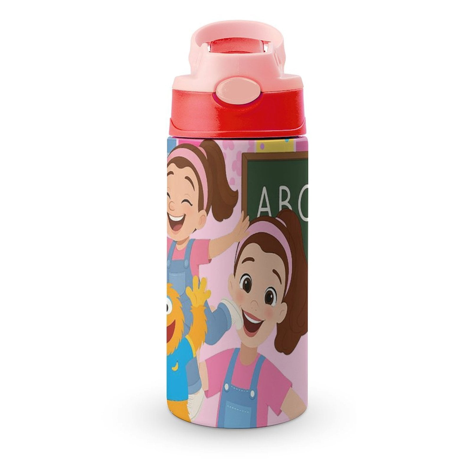 Ms Rachel Water Bottle with Straw Vacuum Insulated Stainless Steel ...