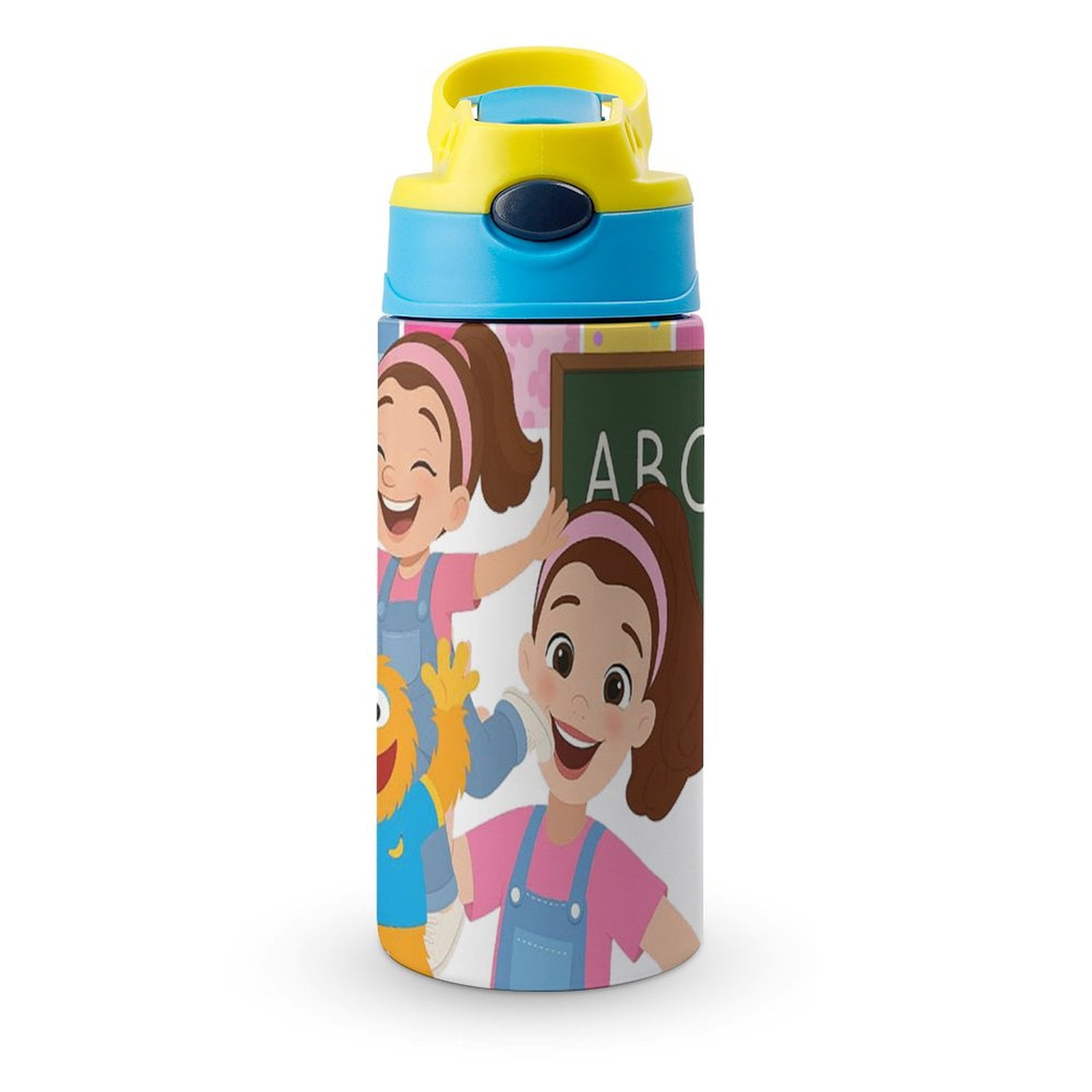 Ms Rachel Water Bottle with Straw Vacuum Insulated Stainless Steel ...