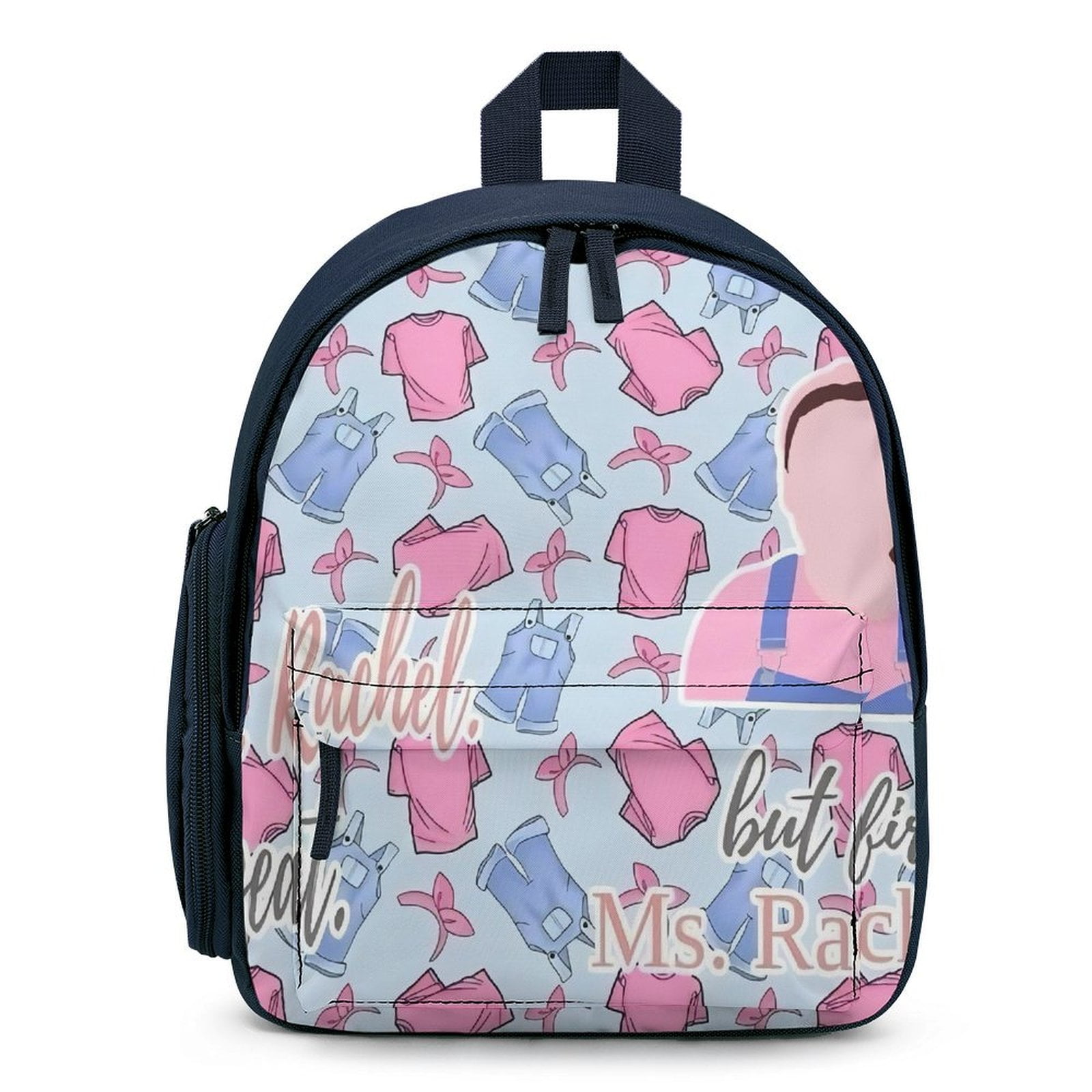Ms. Rachel Women's mini backpack for school blue-style-14 - Walmart.com