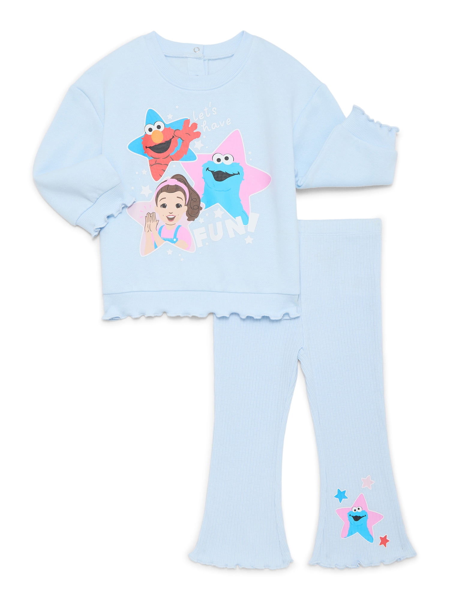 Ms. Rachel x Sesame Street Baby Girls Graphic Sweatshirt and Leggings ...