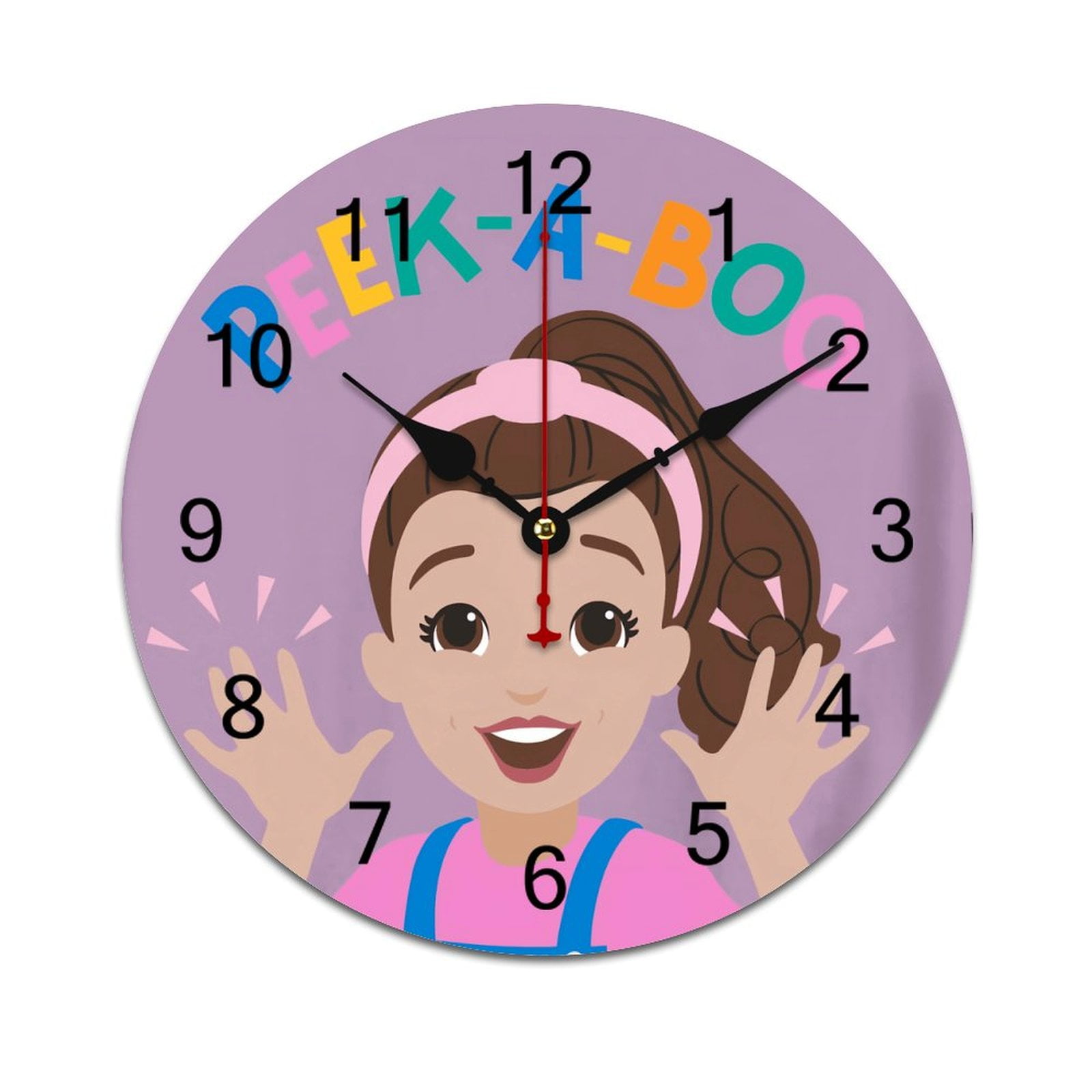Ms. Rachel wall clocks battery operated decorative 30cm/11.8in ...