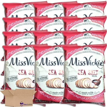 Miss Vickie's Spicy Dill Pickle Kettle Cooked Potato Chips, 1.375 Ounce ...