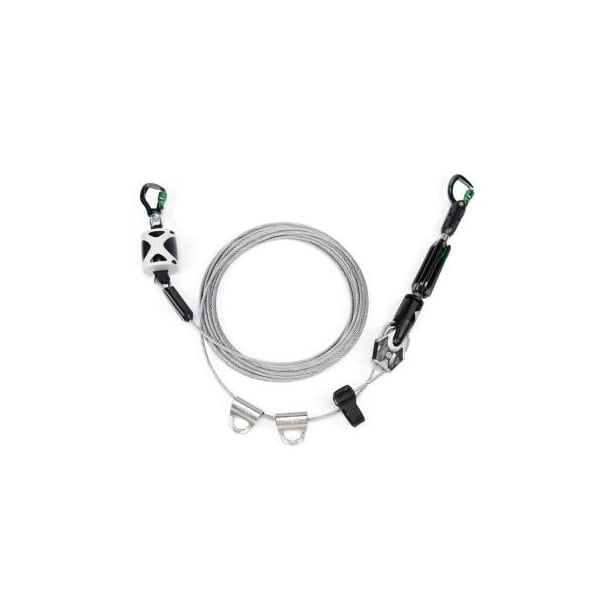 Msa Safety Cable Horizontal Lifeline,60 ft,Reusable 10219290 - Walmart.com