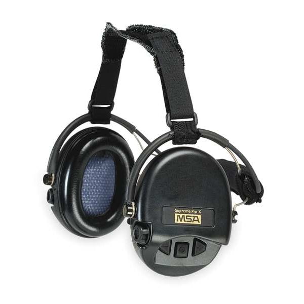 Msa Safety Electronic Ear Muff,18dB,Behind-the-Neck 10082166 - Walmart.com