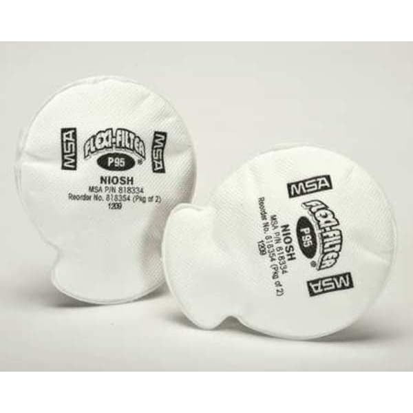 Msa Safety Filter,White,Bayonet,PK2 818354 - Walmart.com