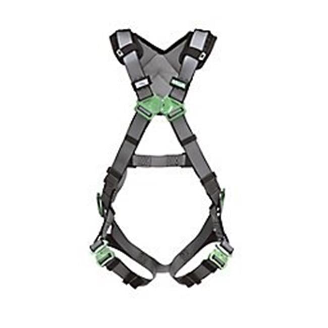 MSA Back D-Ring, Tongue Buckle Leg Straps V-Fit Harness, Standard ...