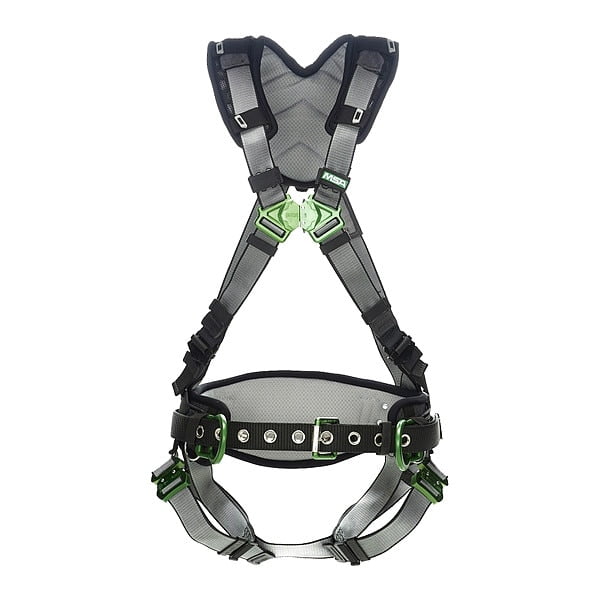 Msa Safety Full Body Harness,V-FIT,M 10195134 - Walmart.com