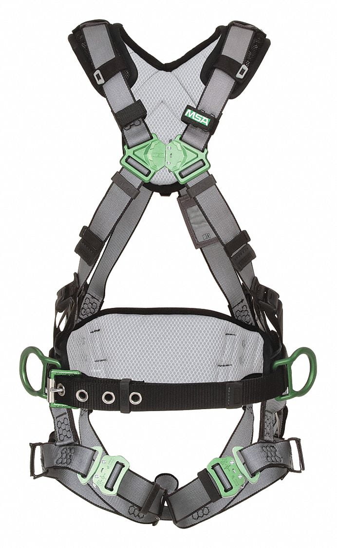 Msa Safety Full Body Harness,V-FIT,XL 10195135 - Walmart.com