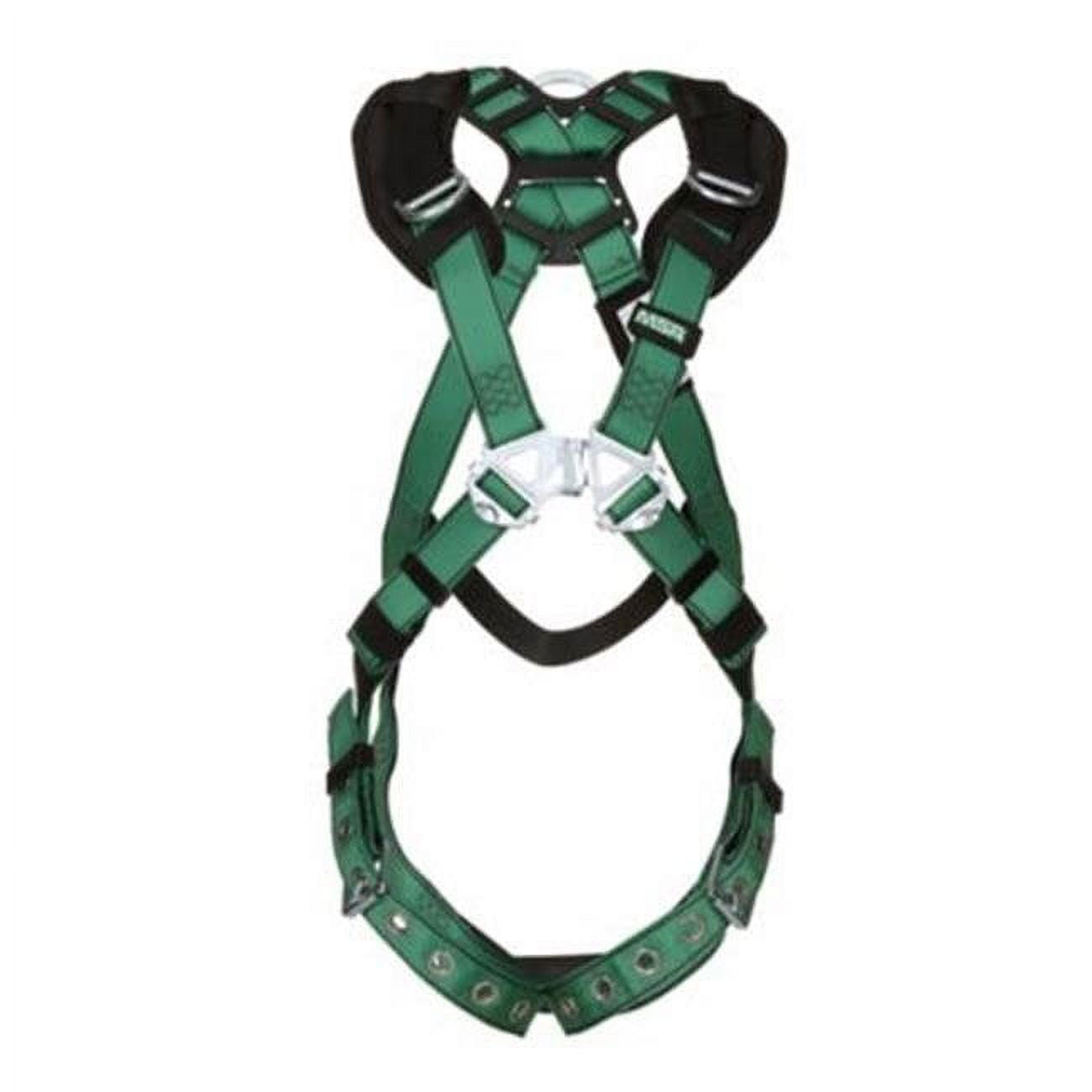 MSA 10197216 V-Form Full Body Safety Harness - Extra Large, D-Ring ...