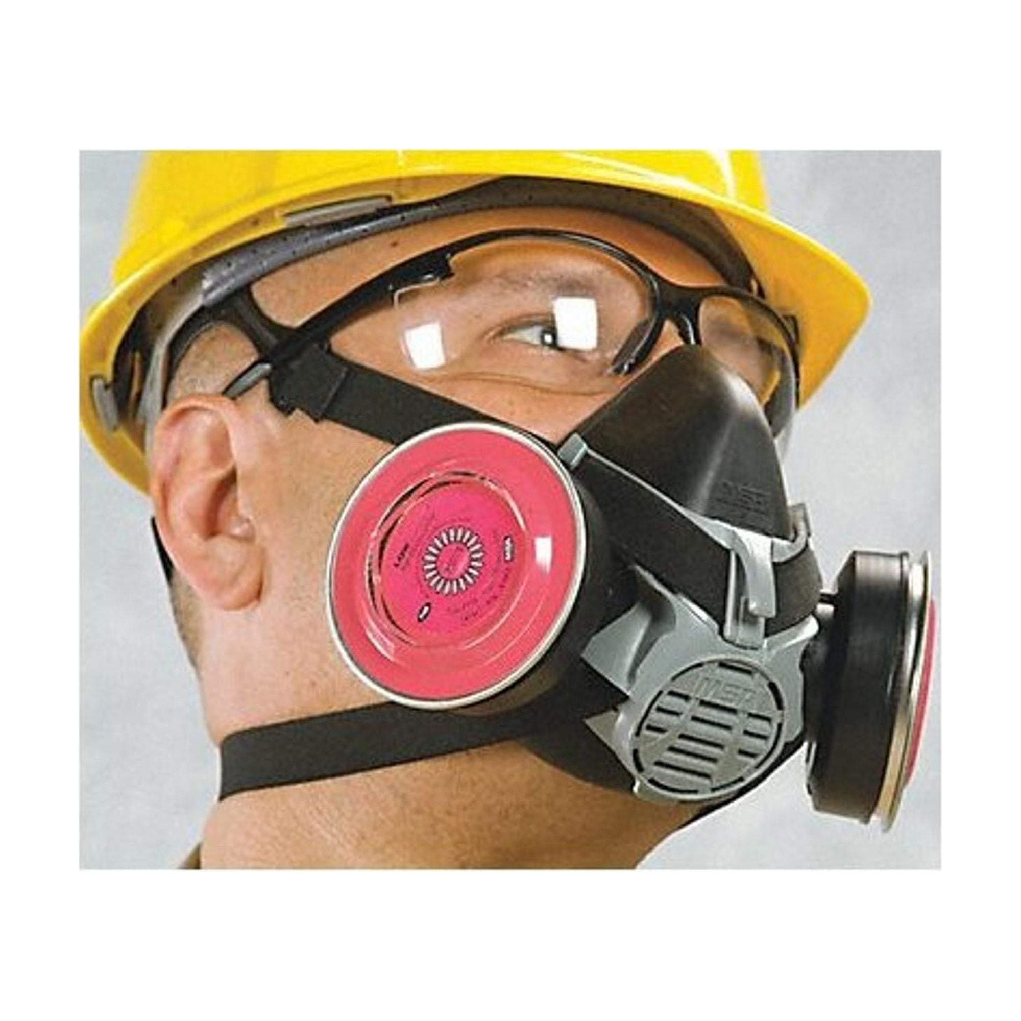 Msa Safety Half Mask Respirator,Silicone,Black 10119574 - Walmart.com