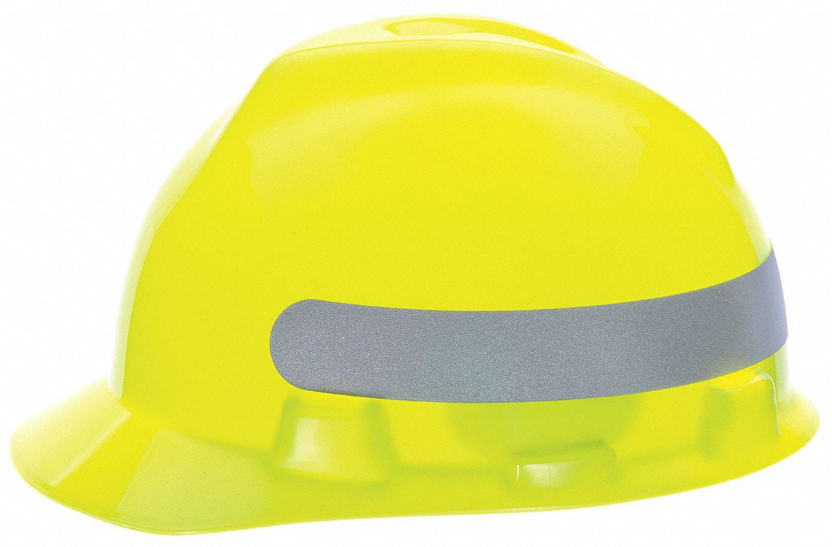 Msa Safety Hard Hat,Type 1, Class E,Hi-Vis Yellow 10102194 - Walmart.com