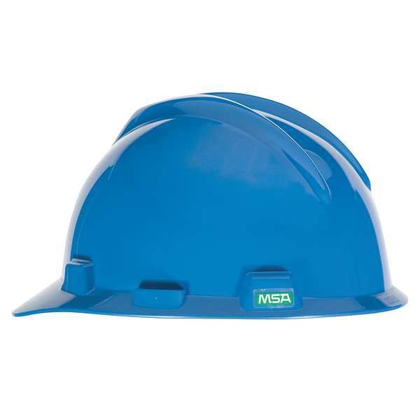 Hard Hat, V-Gard, Polyethylene, 4 Point Pinlock, Type 1, Class E, Blue ...