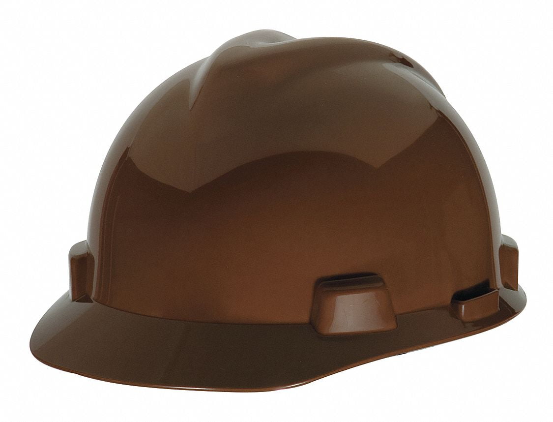 Msa Safety Hard Hat,Type 1, Class E,Pinlock,Brown 464658 - Walmart.com