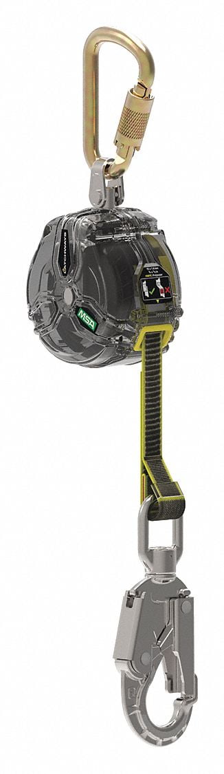 Msa Safety Self-Retracting Lifeline,10 ft L,1Leg 63013-00E - Walmart.com