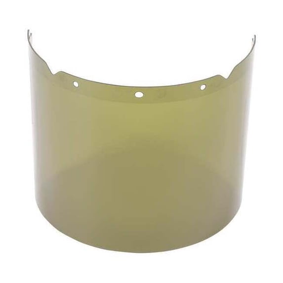Msa Safety V-Gard Visor, PC, Shade 3 IR, Molded, (8"x17"x .098 ...