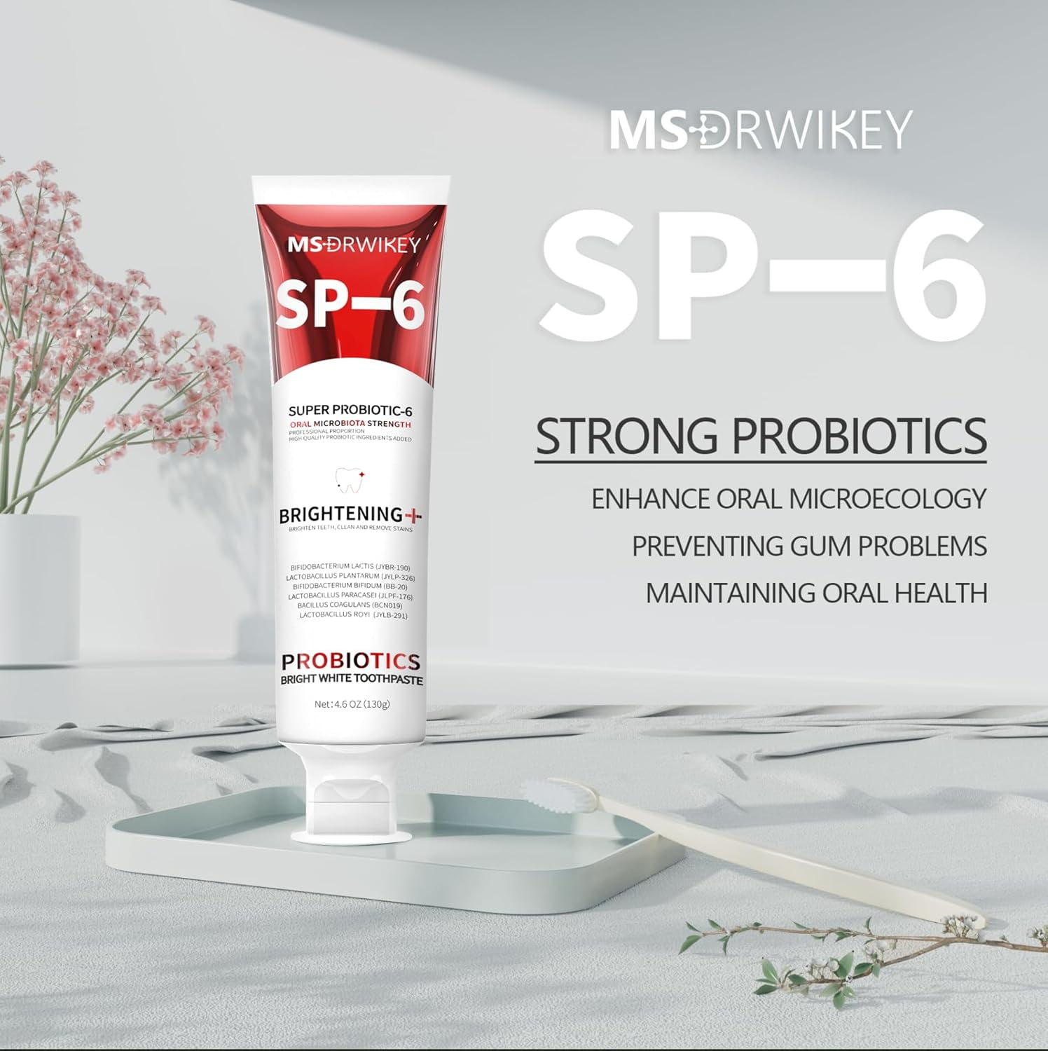 Msdrwikey Sp-6 Probiotic Toothpaste - Enhanced Formula With 6 ...