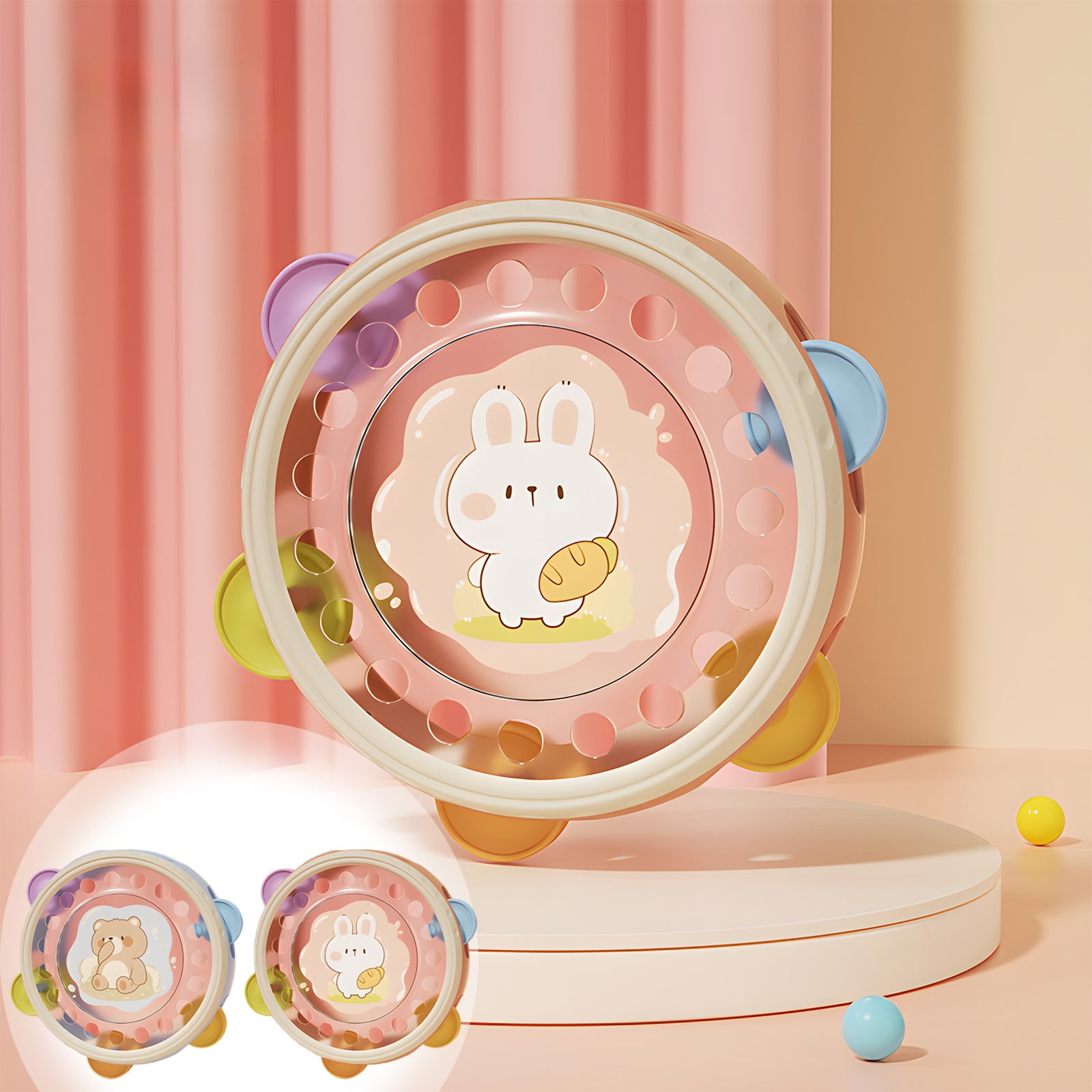 Msgweeeg Boy Toys Age 2 Children's Toys Hand Clapping Drums Shaking ...