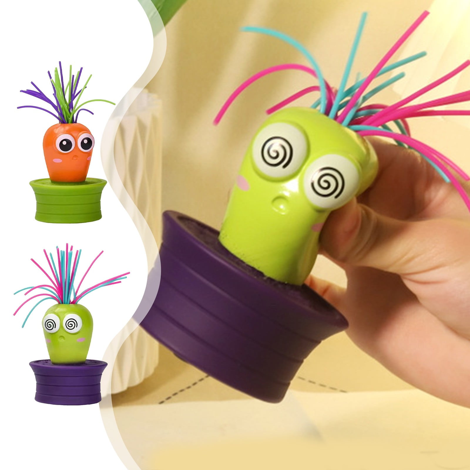 Msgweeeg Boy Toys Age 4 Radish Venting Prank Pinching Music Stress ...