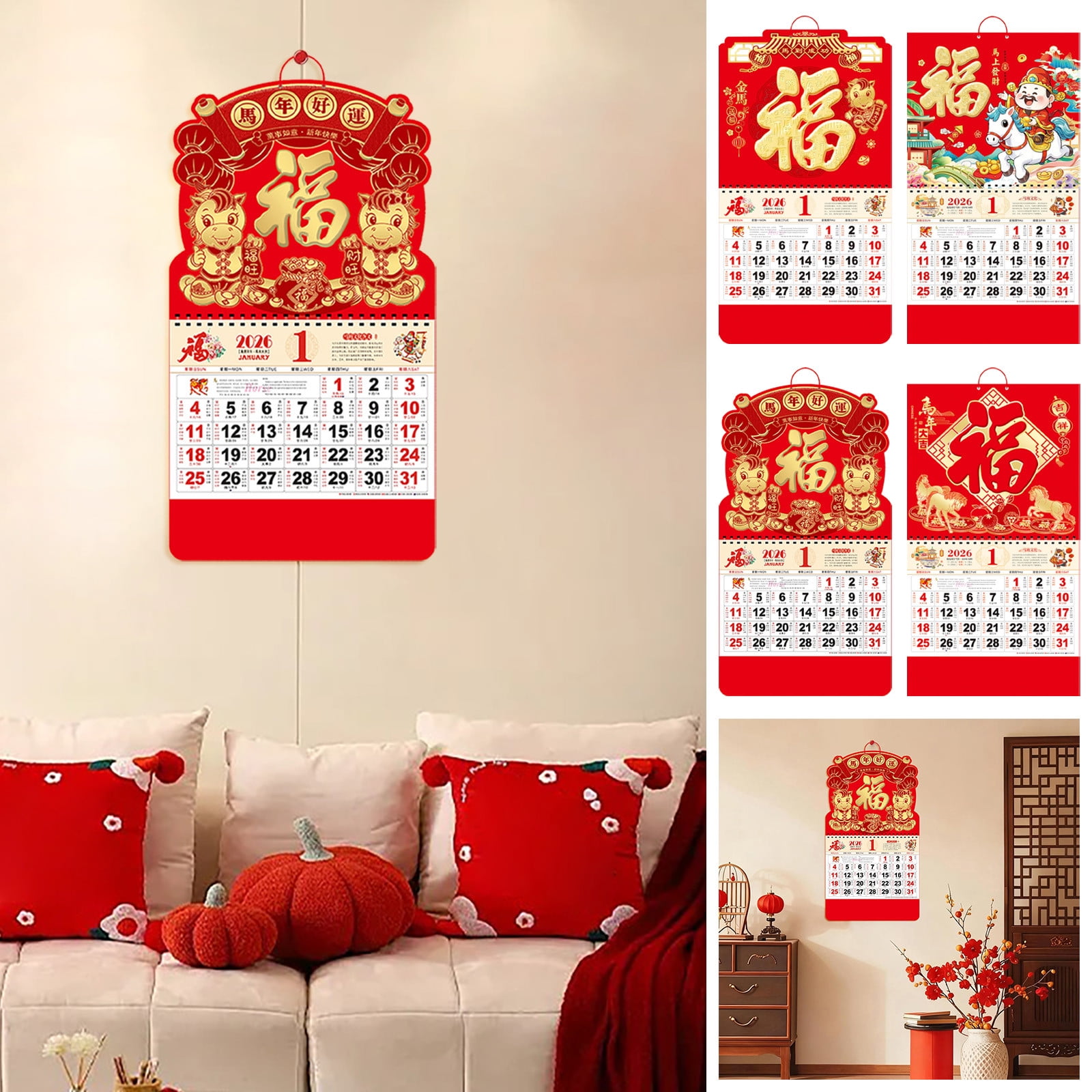 Msgweeeg Calendar 2025-2026 2026 Wall Calendar 2026 Year Of Wall ...
