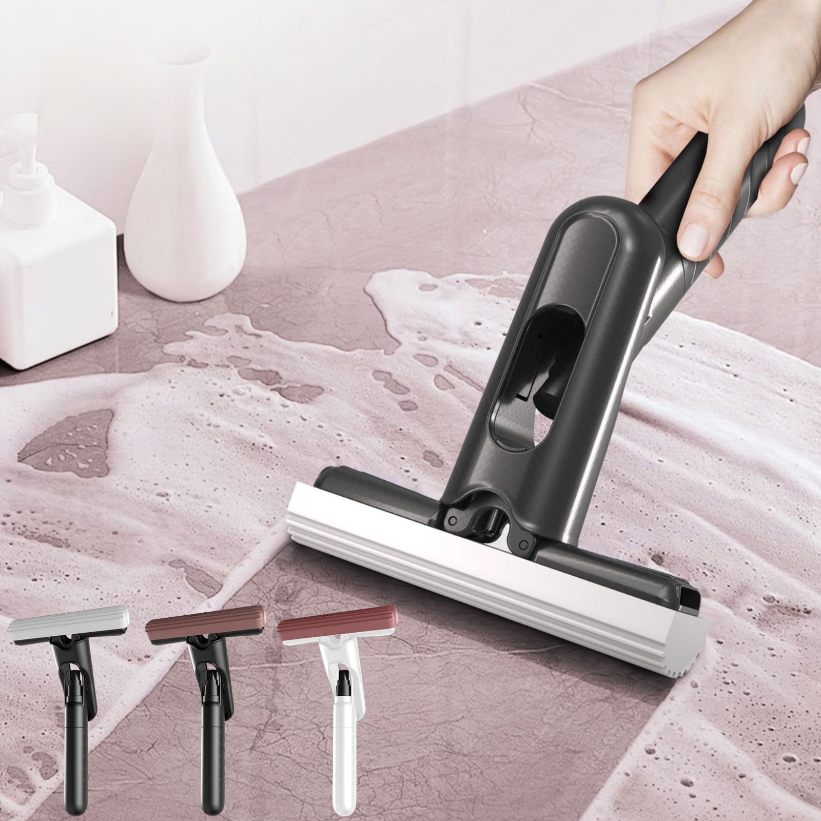 Msgweeeg Desktop Water Spray Mop Hand Free Wipe for Kitchen Bathroom ...