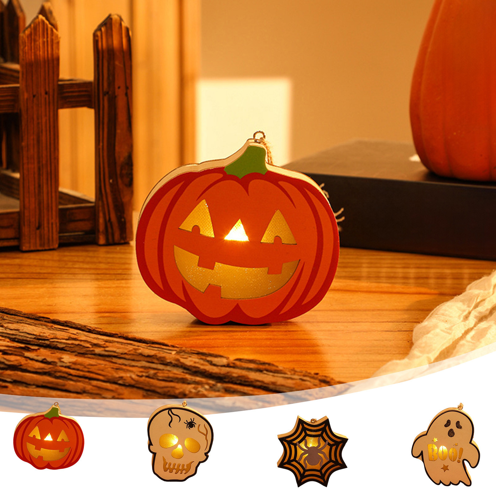 Msgweeeg Ghosts of Halloween Halloween Decorative Lights Portable ...