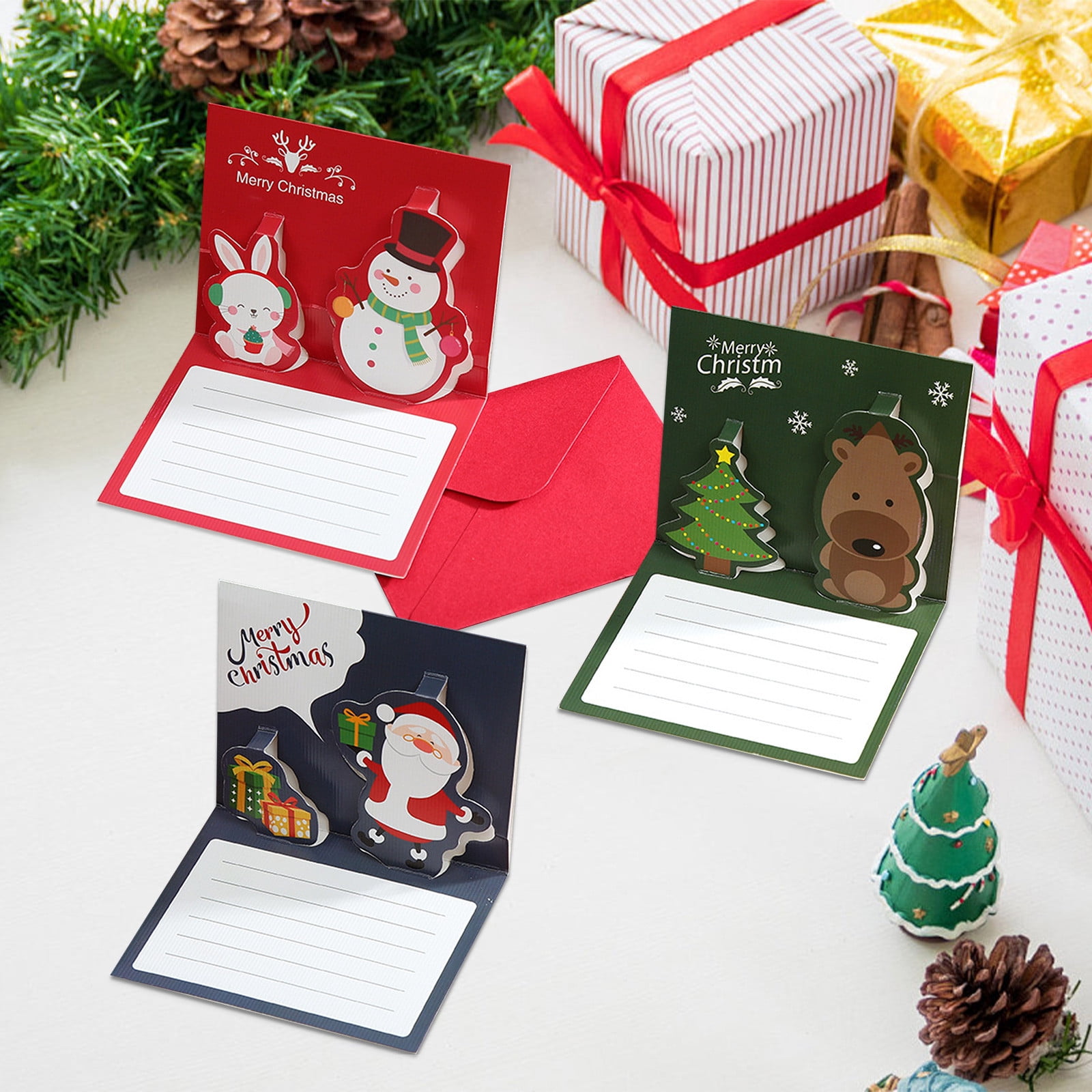 Msgweeeg Giftcards ️ Elegant Christmas Decor Christmas Three ...