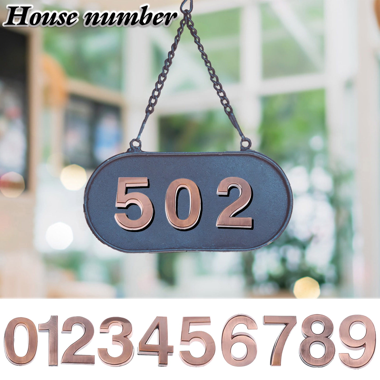 Msgweeeg House Number House Numbers Modern House Numbers Mailbox ...
