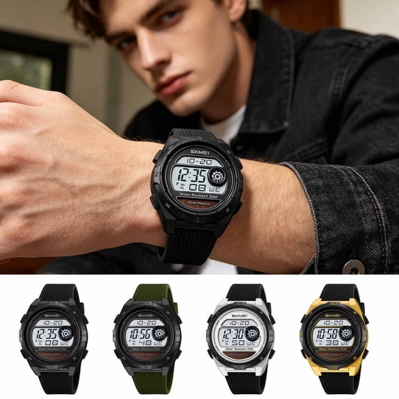 Msgweeeg Men's Wrist Watches Gift for Men Solar Powered Electronic ...