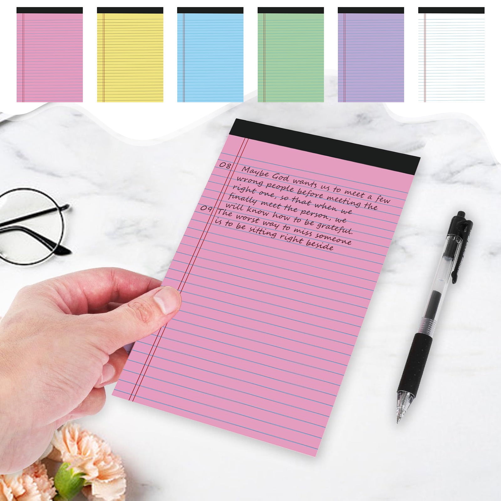 Msgweeeg Note College Ruled Notebook A4 Paper Notebook Horizontal Line ...
