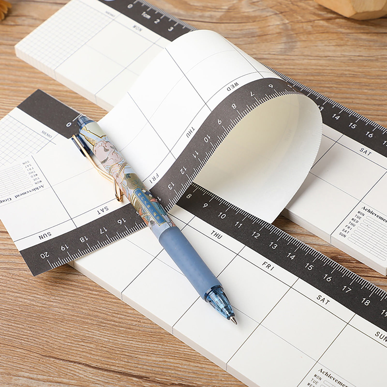 Msuo Blank Diary Book Memory Keeper Notebook Weekly Plan Sticky Notes ...