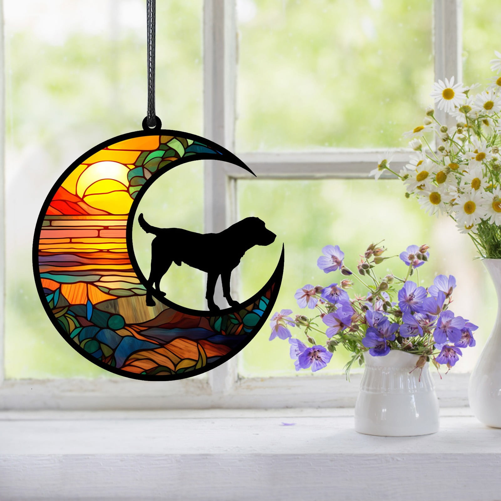 Msuo Christmas Ornaments indoacrylic Decorative Home Window Decoration ...