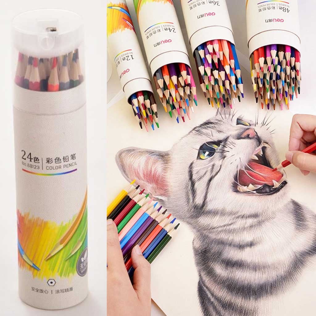 Msuo Colored Pencils Drawing Tool Pencil Set Marker Sketch Watercolor ...