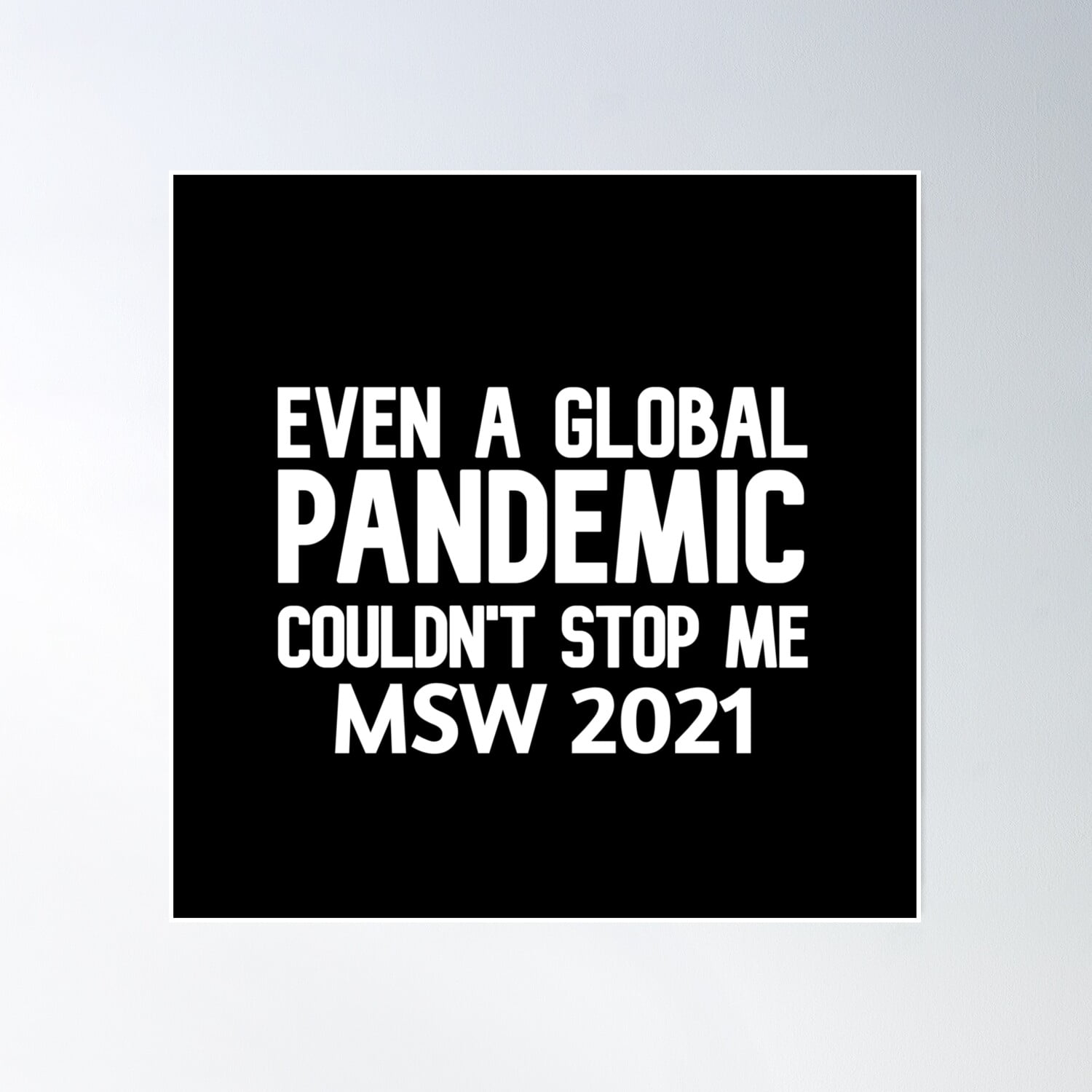 Msw 2021 Social Work Pandemic Graduation Even A Global Pandemic Couldn ...
