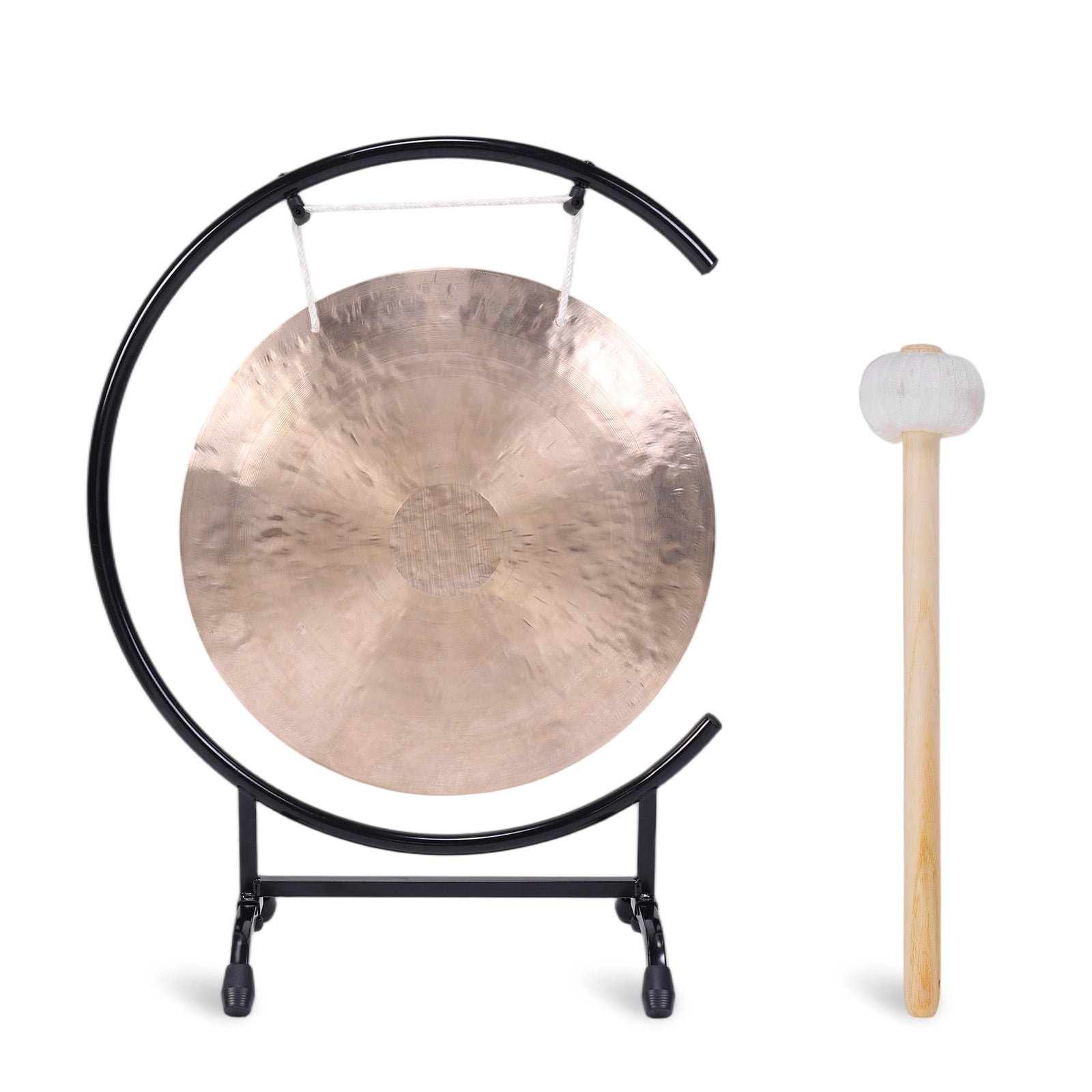 Msyudfe Chinese Percussion Instrument Copper Gong on High C Stand with ...