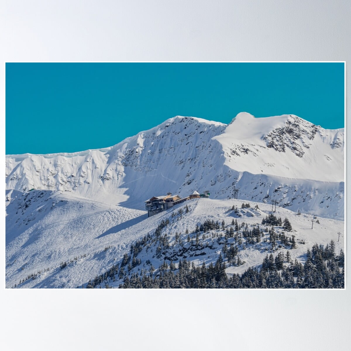 Mt. Alyeska Ski Resort - Alaska Poster Wall Art, Modern Wall Decor For ...