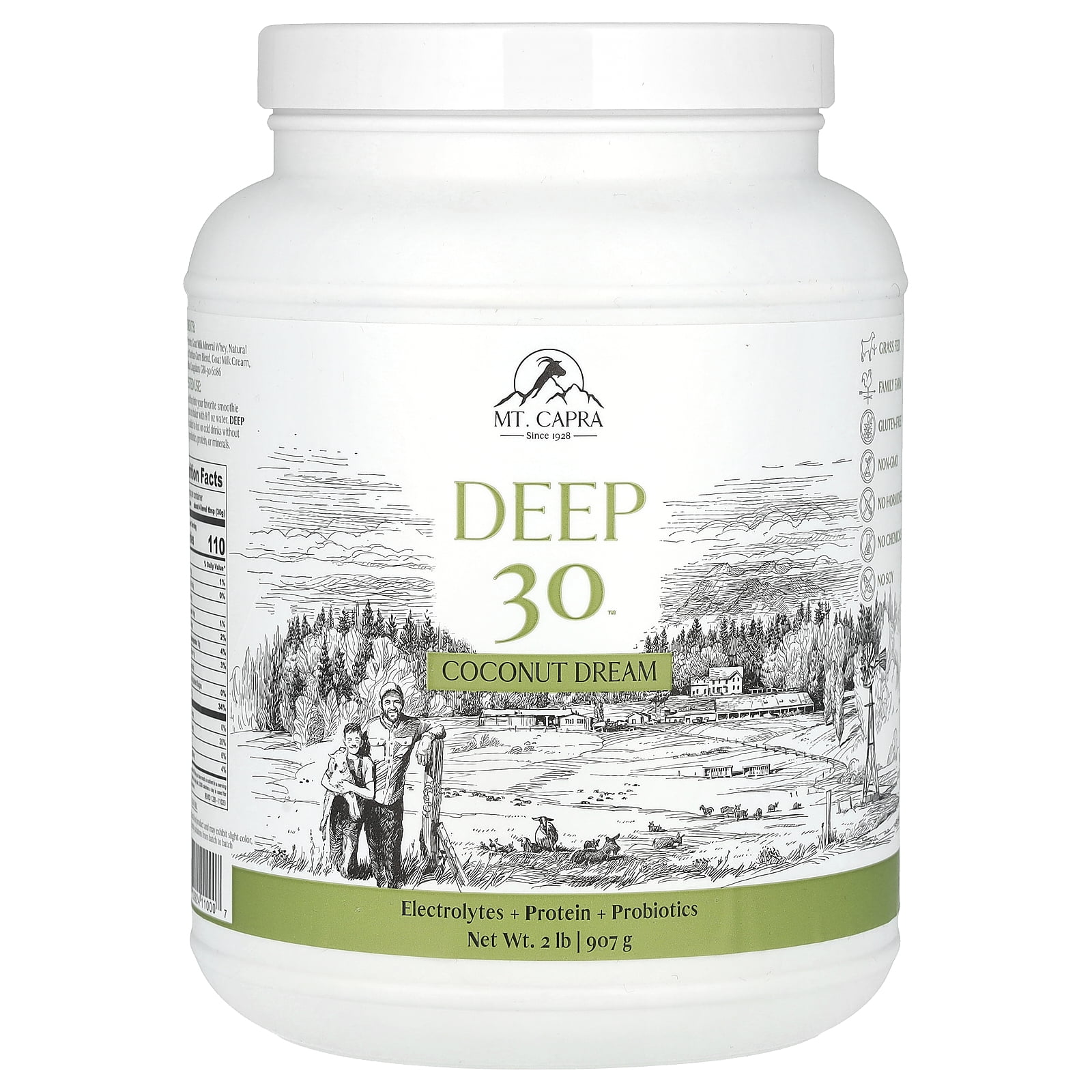 Mt. Capra Deep 30™, Coconut Dream, 2 lb (907 g) - Walmart.com