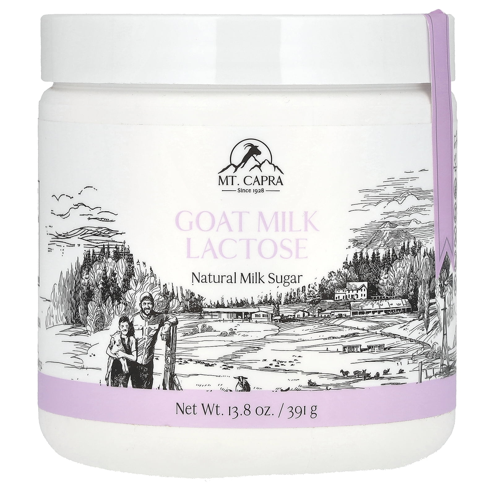 Mt. Capra Products - Grass Fed Goat Milk Lactose Powder - 13.8 oz ...